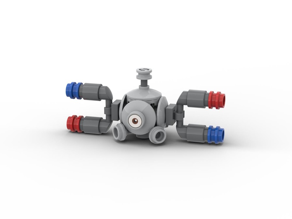 LEGO MOC Pokemon Magnemite by Legonquista | Rebrickable - Build with LEGO