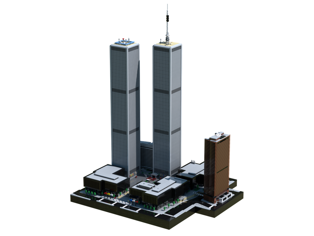 LEGO MOC The World Trade center (1/625) by Sebriicks | Rebrickable ...