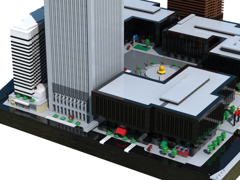 Lego Moc The World Trade Center 1625 By Sebriicks Rebrickable