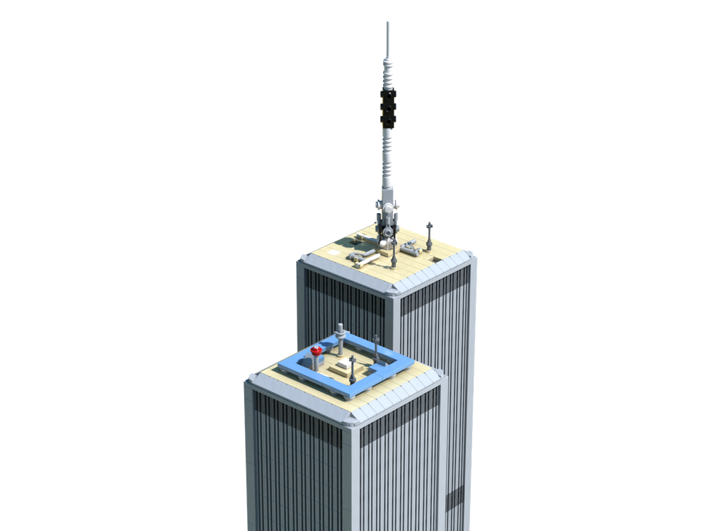 Lego Moc The World Trade Center 1625 By Sebriicks Rebrickable