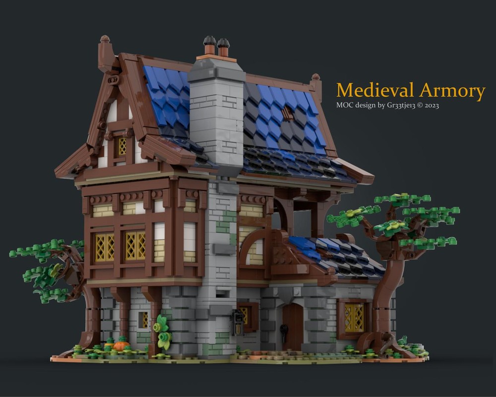 LEGO MOC Medieval Armory by Gr33tje13 | Rebrickable - Build with LEGO