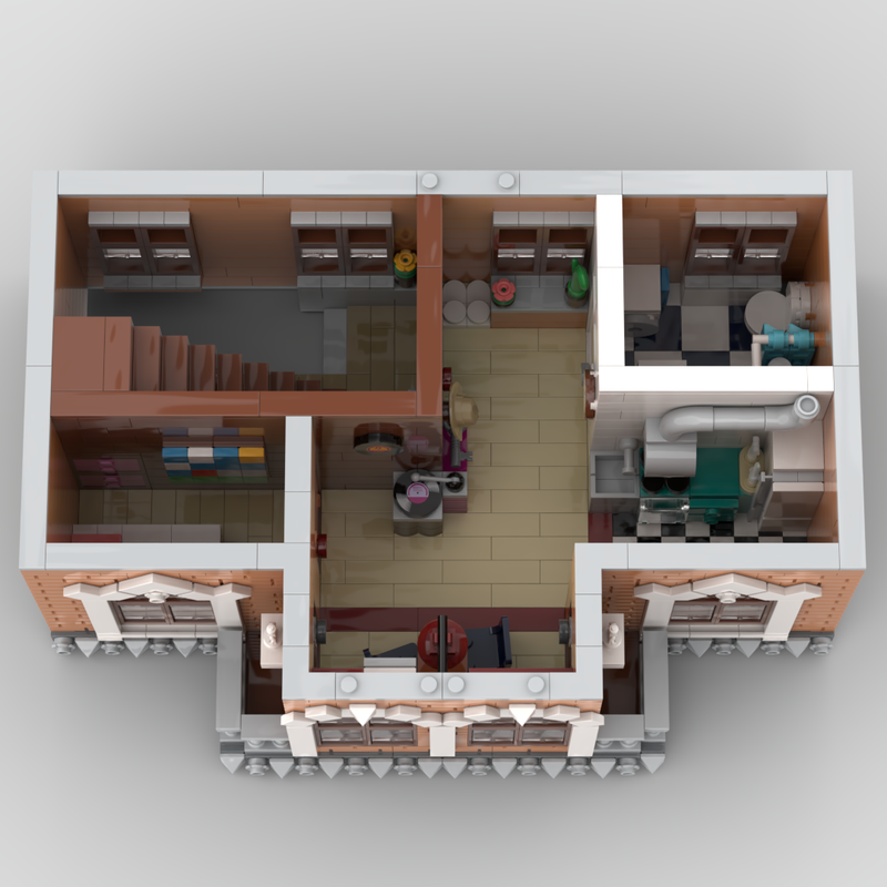 LEGO MOC Old Town Pharmacy by Leo G | Rebrickable - Build with LEGO