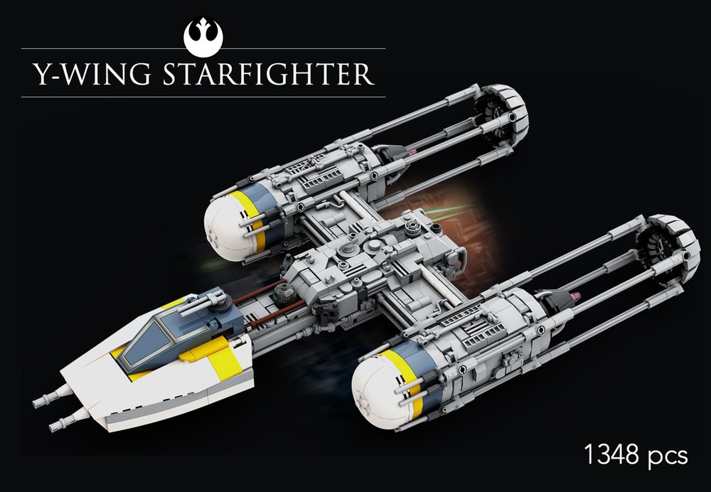 LEGO MOC Y Wing Starfighter by Tubi_Rock_V | Rebrickable - Build with LEGO
