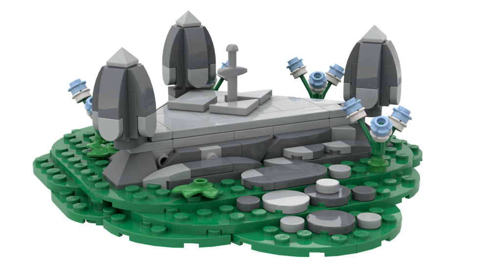 LEGO MOC Master Sword Pedestal: from BOTW by octane thermoplastic ...