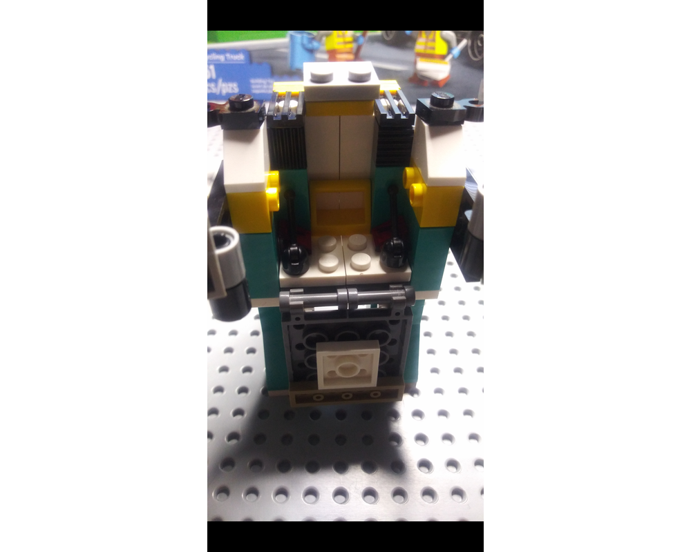 Lego Moc Lego Mechs Garbage Truck Claw Mech With Droid Fighter By
