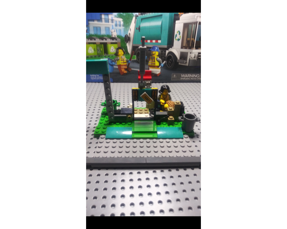 Lego Moc Lego Mechs Garbage Truck Claw Mech With Droid Fighter By