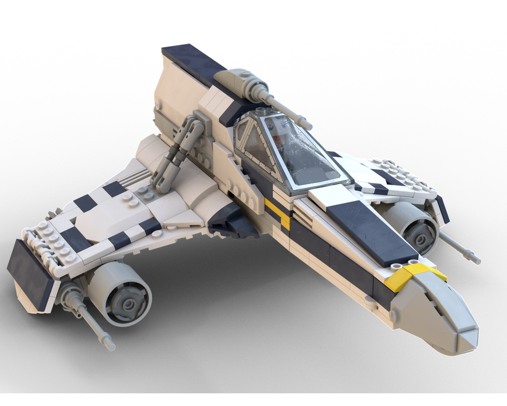 Lego Moc E Wing Escort Starfighter Play Edition By Comradekatya