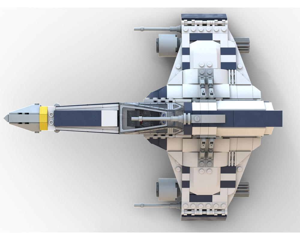 Lego Moc E Wing Escort Starfighter Play Edition By Comradekatya