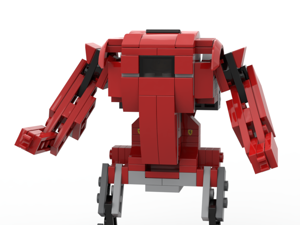LEGO MOC Ferrari Mech Suit by eric_nunya | Rebrickable - Build with LEGO