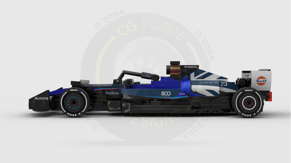 Lego Moc F1 Williams Fw 45 Silverstone By Cgforcedesigns