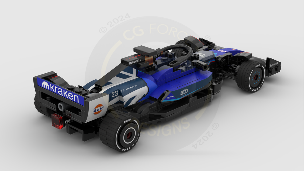 Lego Moc F1 Williams Fw 45 Silverstone By Cgforcedesigns