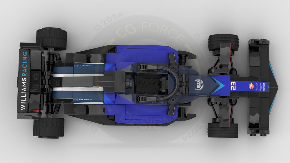 Lego Moc F1 Williams Fw 45 Silverstone By Cgforcedesigns