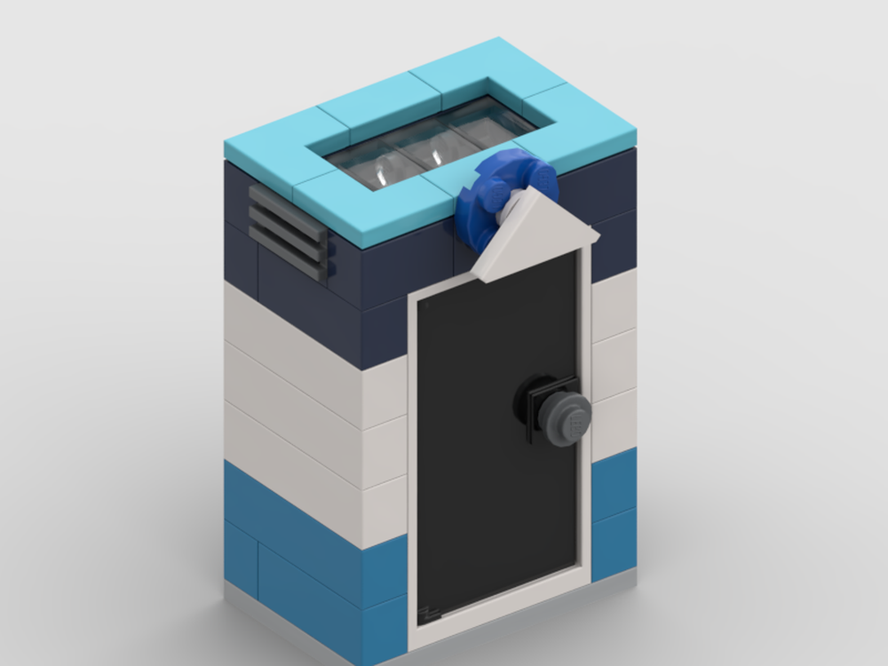 LEGO MOC Public Restroom with Skylight by Pauldo_Plays | Rebrickable ...