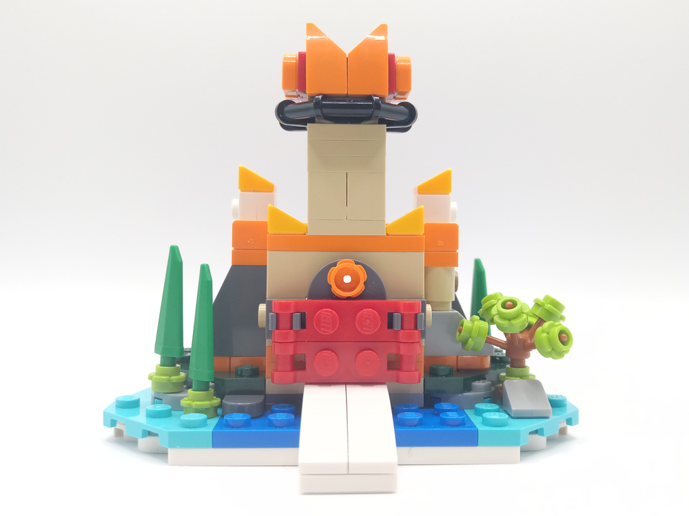 Lego Moc 40593 Orange Castle By Dafeld Rebrickable Build With Lego