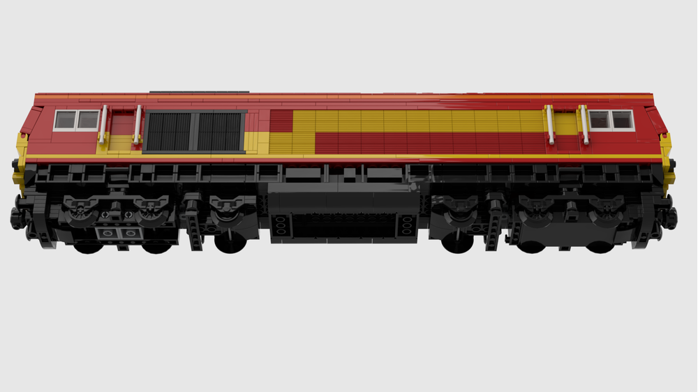 Lego Moc Diesel Locomotive Class 66 By Mimi68 Rebrickable Build