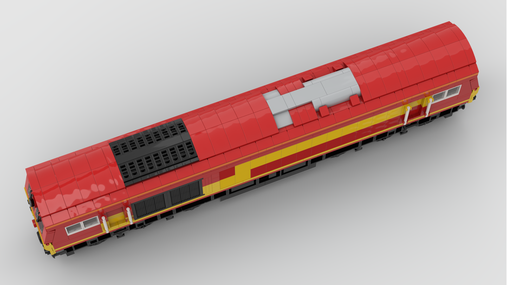 Lego Moc Diesel Locomotive Class 66 By Mimi68 Rebrickable Build