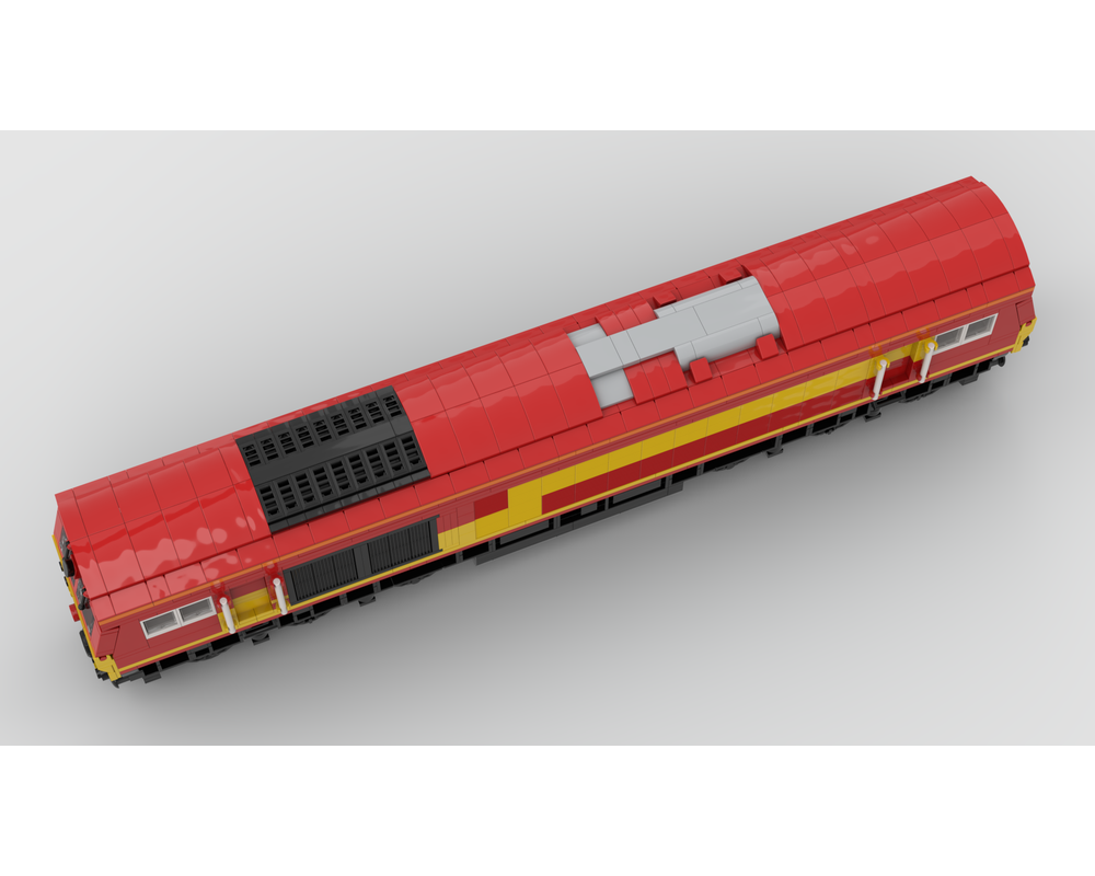 LEGO MOC Diesel locomotive - Class 66 by Mimi68 | Rebrickable - Build ...