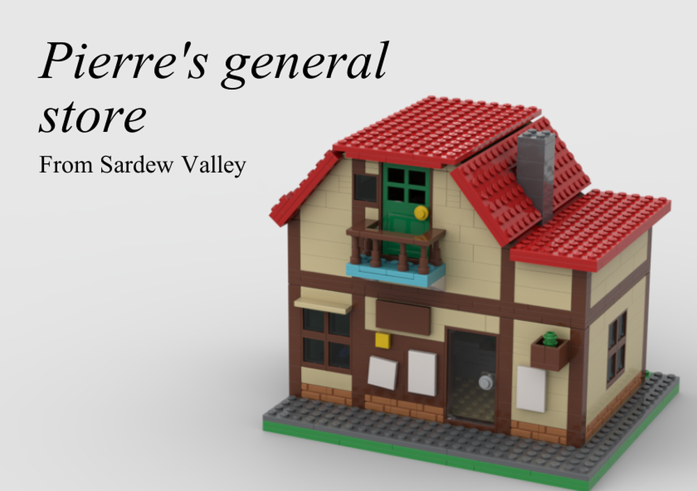 LEGO MOC Pierre's General Store by MaizeRanger | Rebrickable - Build with LEGO