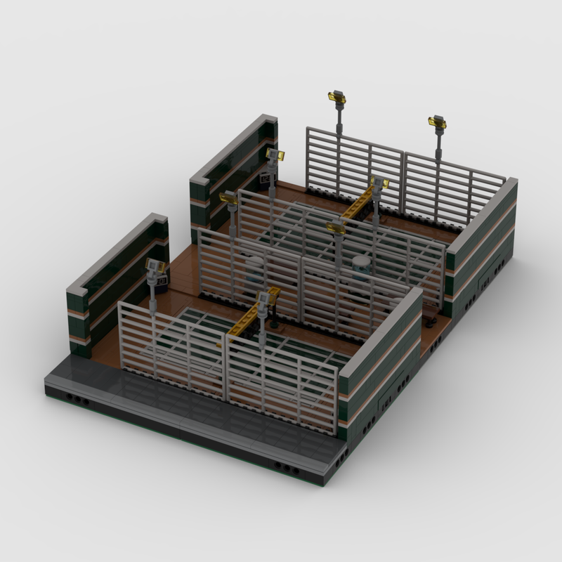 LEGO MOC MILS Open Badminton Complex by Safisab | Rebrickable - Build ...