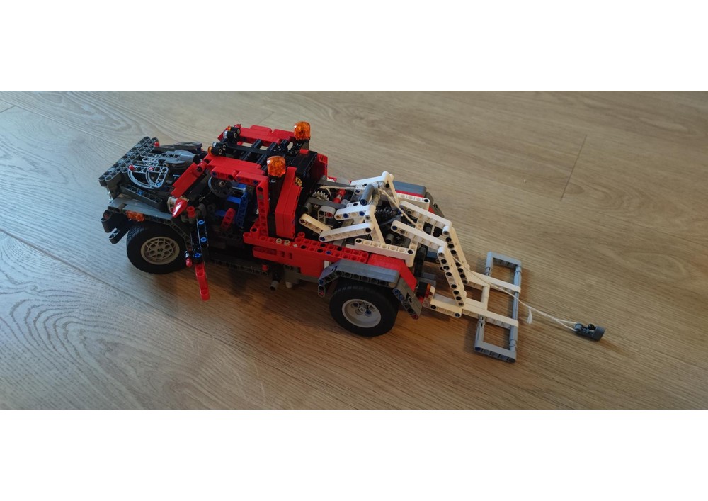 Lego Moc Pick Up Tow Truck By Madestout Rebrickable Build With Lego