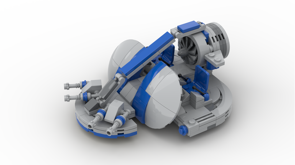 Lego Moc Republic Isp Swamp Speeder By Jazzitoys Rebrickable Build
