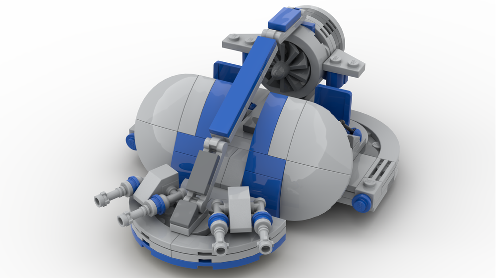 Lego Moc Republic Isp Swamp Speeder By Jazzitoys Rebrickable Build