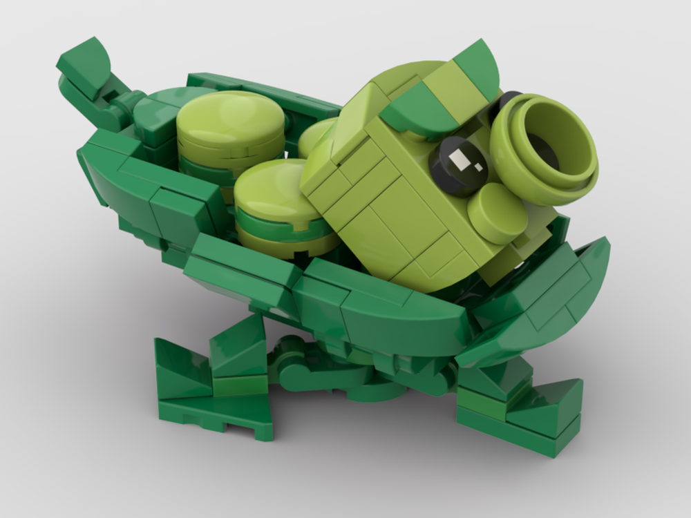 LEGO MOC-156237 PVZ 2 Sling pea by EXCALIBURtheONE | Rebrickable ...