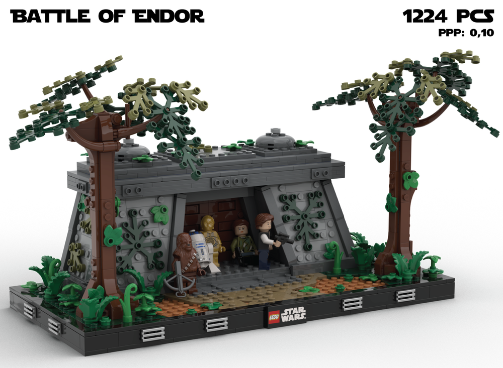 LEGO MOC Imperial Bunker Diorama (Battle of Endor) by ...