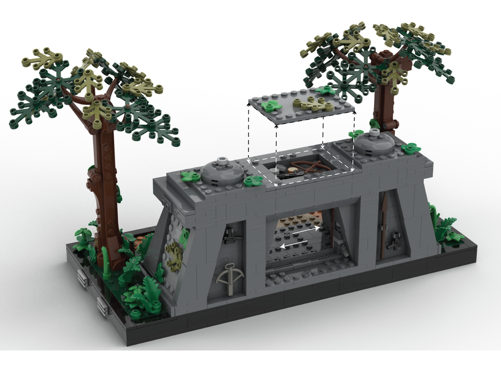 LEGO MOC Imperial Bunker Diorama (Battle of Endor) by ...