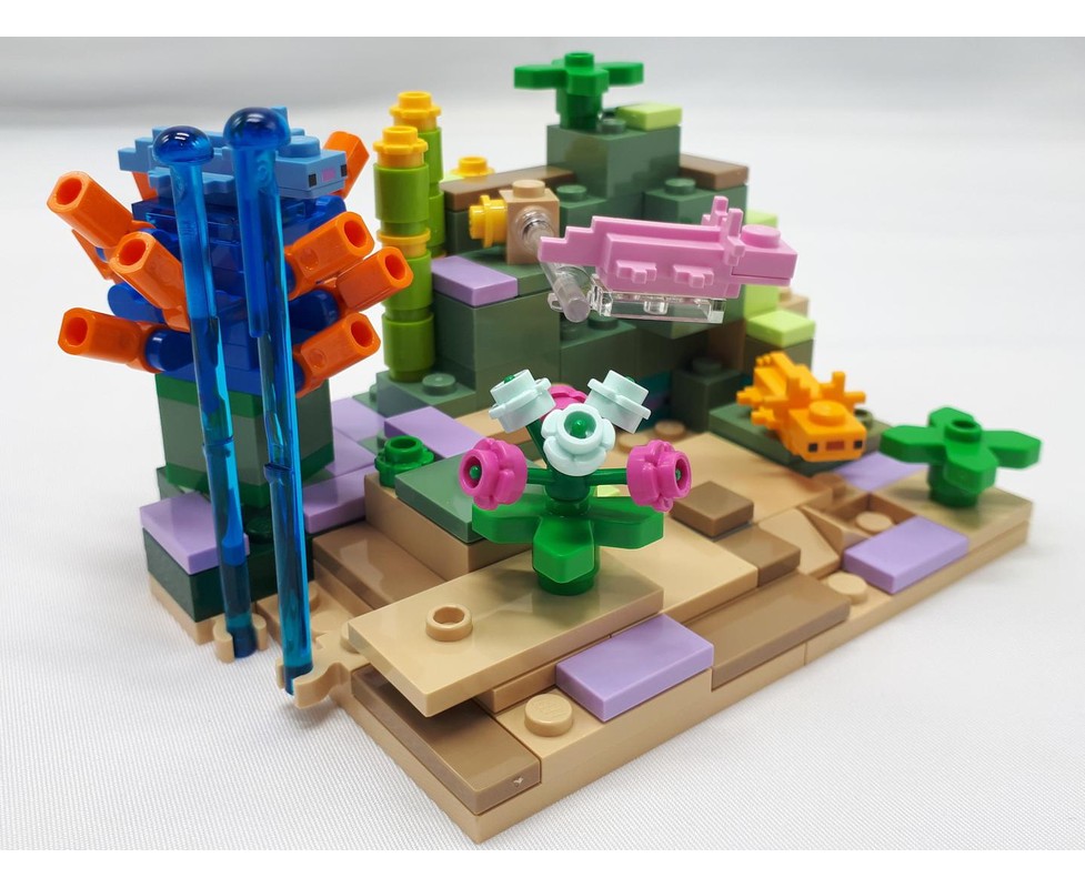 LEGO MOC Axolotl-Reef by Iphigenie | Rebrickable - Build with LEGO