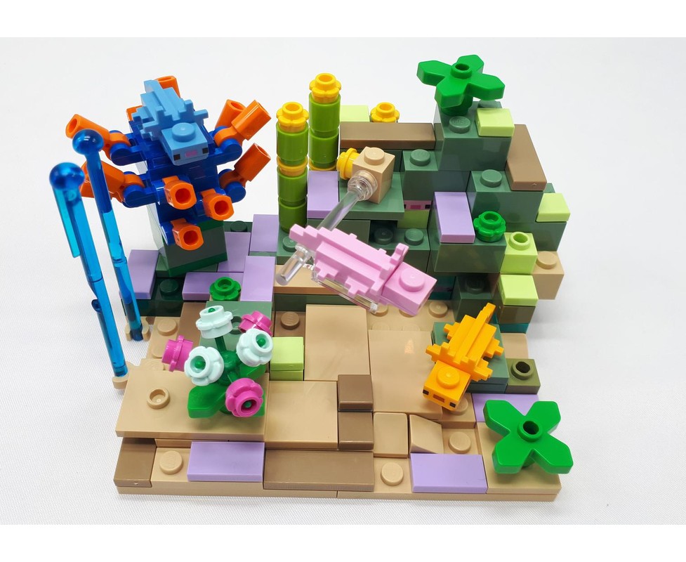 LEGO MOC Axolotl-Reef by Iphigenie | Rebrickable - Build with LEGO