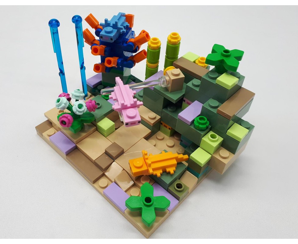 LEGO MOC Axolotl-Reef by Iphigenie | Rebrickable - Build with LEGO