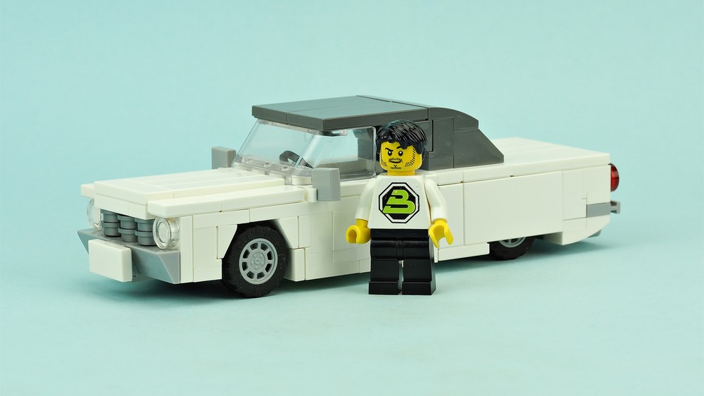 LEGO MOC Old white car "Lowrider" by De_Marco | Rebrickable - Build ...