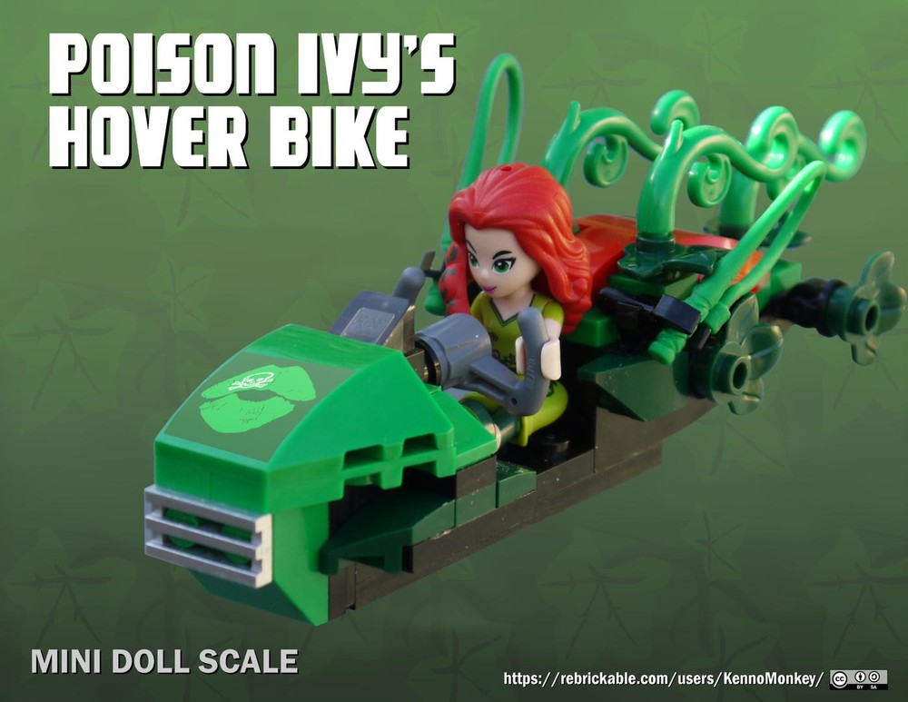 LEGO MOC Poison Ivy's Hover bike by KennoMonkey | Rebrickable - Build with LEGO