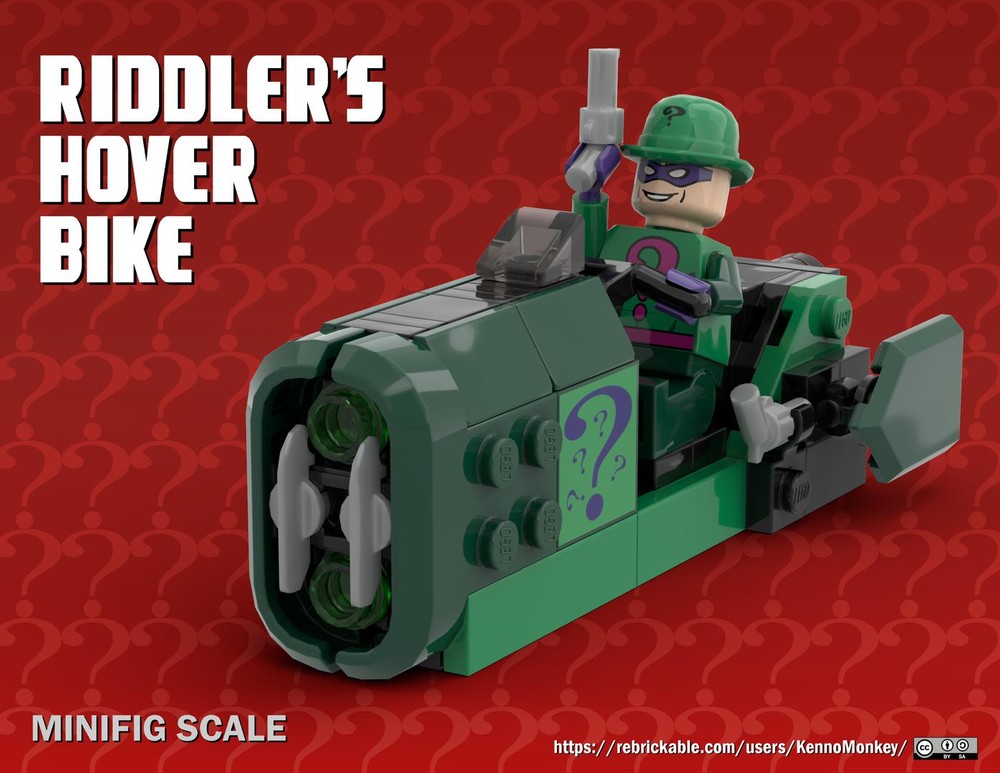 LEGO MOC Riddler's Hover Bike by KennoMonkey | Rebrickable - Build with ...