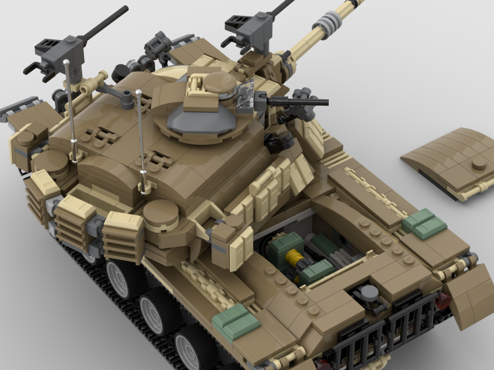 LEGO MOC M60A3 Patton Magach by etphhm | Rebrickable - Build with LEGO