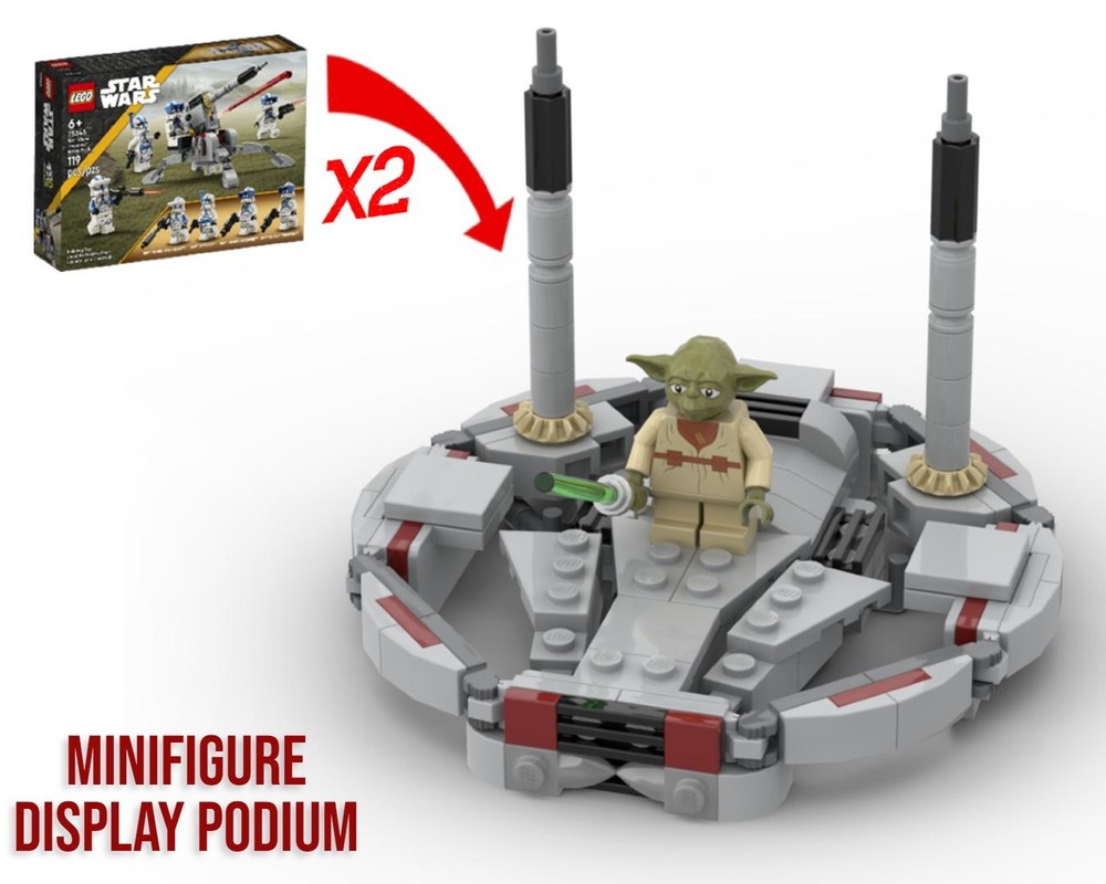 LEGO MOC Minifigure Display Podium - 501st Battle Pack Alt Build 75345 ...