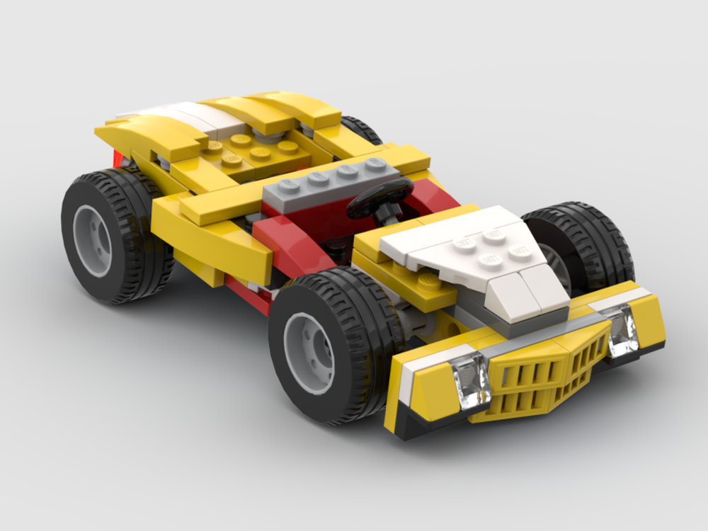 LEGO MOC 31002 Postapo Speedster by R4D3K | Rebrickable - Build with LEGO