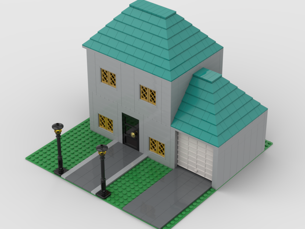 LEGO MOC city house by Lego-my-lego-eggo | Rebrickable - Build with LEGO