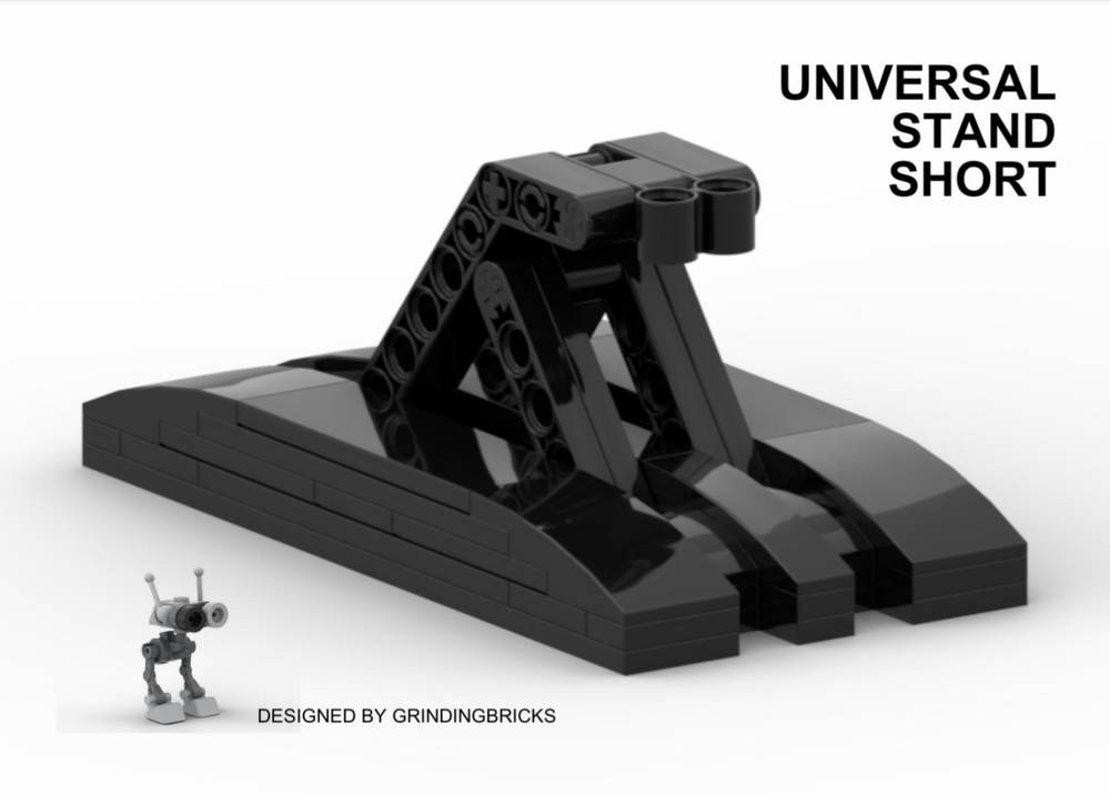 LEGO MOC Universal Stand Short, Small/Medium Ship by GrindingBricks ...
