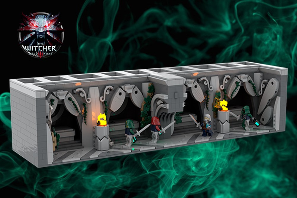 LEGO MOC LEGO Medieval Cursed elven tomb The Witcher MOC by ...