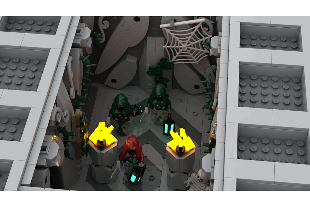 Lego Moc Lego Medieval Cursed Elven Tomb The Witcher Moc By