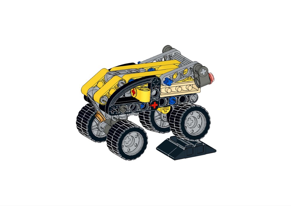 LEGO MOC Rally Truck by NARP | Rebrickable - Build with LEGO