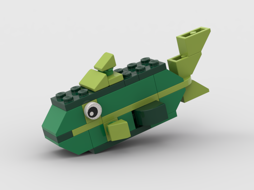 LEGO MOC Fish (11007) by kemubrix | Rebrickable - Build with LEGO
