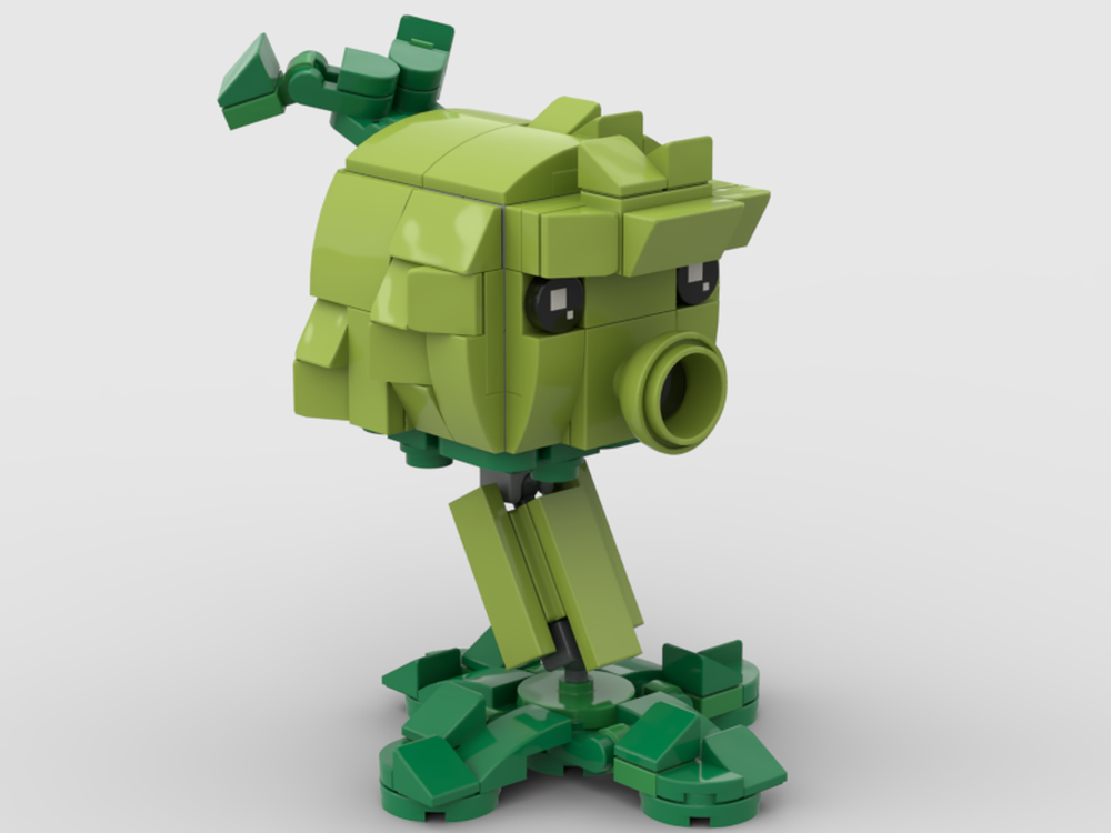 LEGO MOC PVZ 2 Primal peashooter by EXCALIBURtheONE | Rebrickable - Build with LEGO
