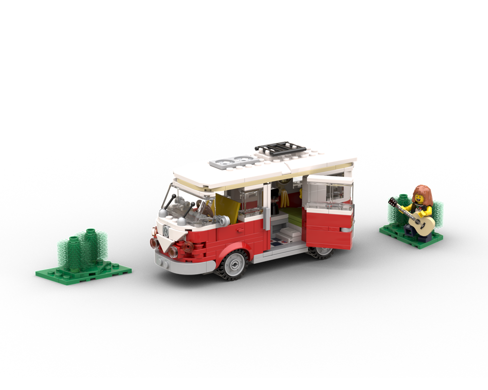LEGO MOC Classic Volkswagen Van by Brickwood Creations | Rebrickable ...