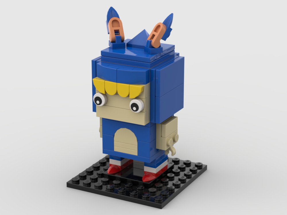 LEGO MOC Sad Sonic Kid Brickheadz (The Hedgehog) by steffen_legoversum ...