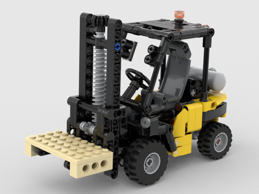 LEGO MOC Mini Forklift by artemisovsky | Rebrickable - Build with LEGO