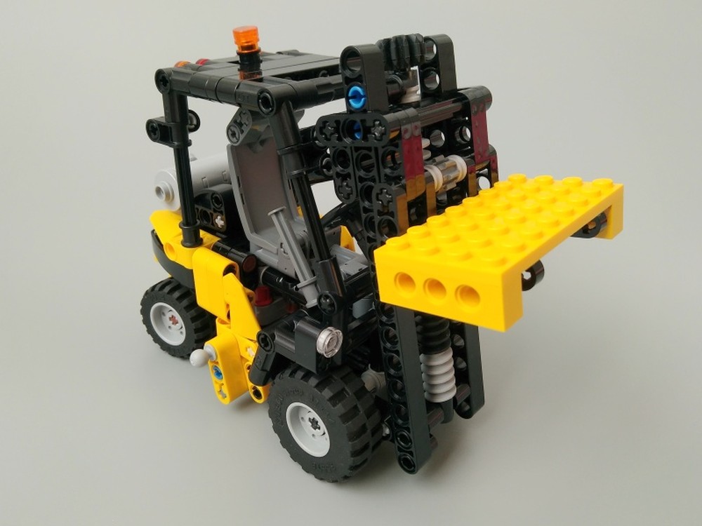 Lego Moc Mini Forklift By Artemisovsky Rebrickable Build With Lego