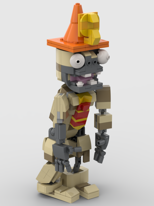 LEGO MOC PVZ 2 Conehead mummy by EXCALIBURtheONE | Rebrickable - Build ...